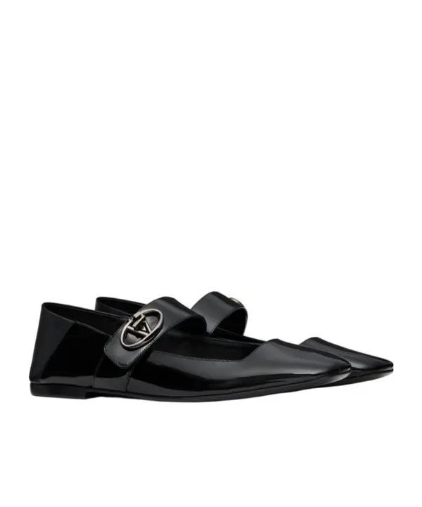 Valentino Garavani Mary Jane Square Toe Ballerinas