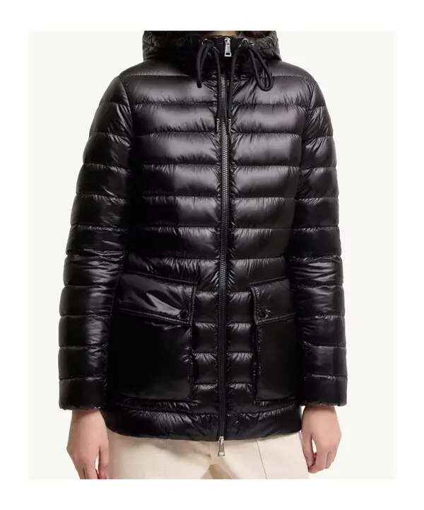 Moncler Jasmin Zip-up Quilted Jacket - Black