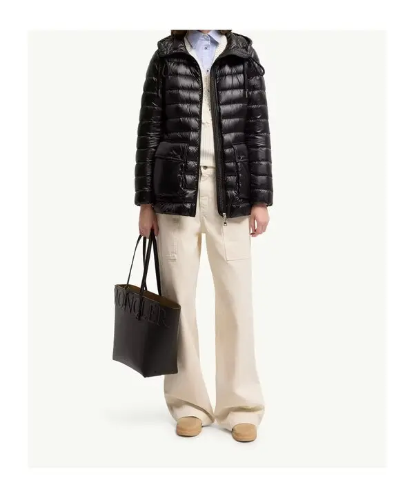 Moncler Jasmin Zip-up Quilted Jacket - Black