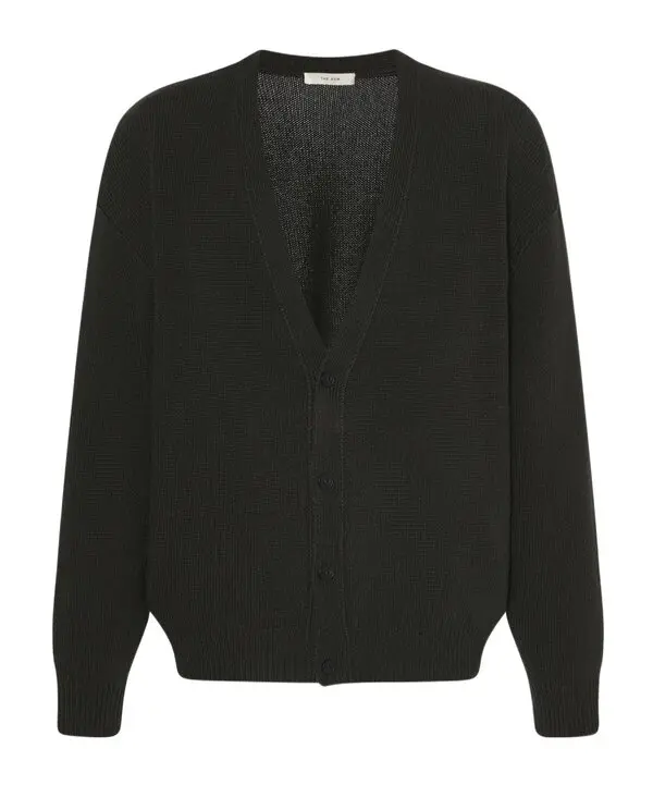 THE ROW Mats Cashmere V-neck Cardigan
