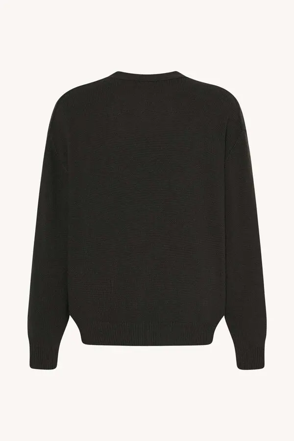 THE ROW Mats Cashmere V-neck Cardigan