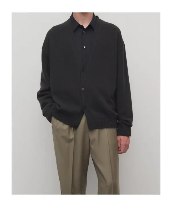 THE ROW Mats Cashmere V-neck Cardigan