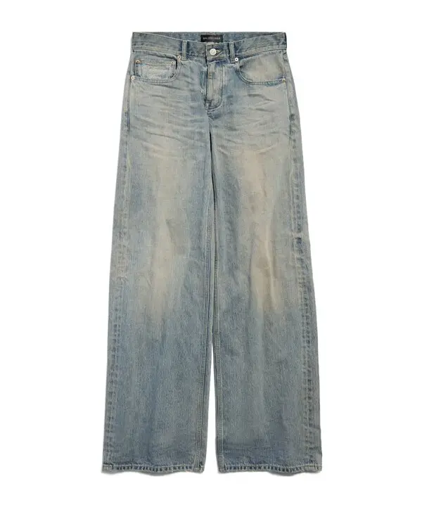 Balenciaga Wide-leg Baggy Jeans