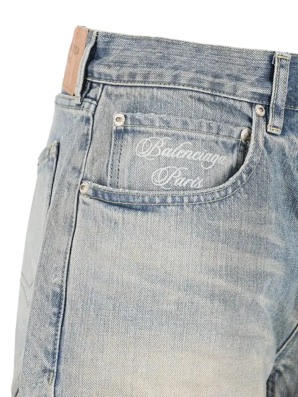 Balenciaga Wide-leg Baggy Jeans