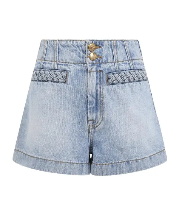 Zimmermann Lucky Denim Short - Skylark