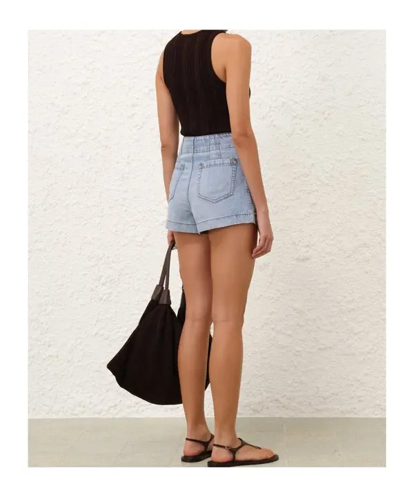 Zimmermann Lucky Denim Shorts - Skylark