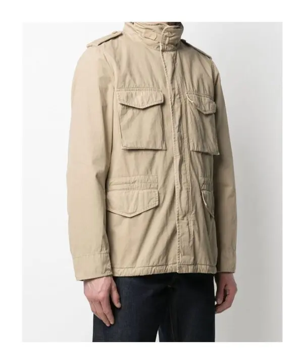 Aspesi Logo Patch Pocket Detailed Jacket