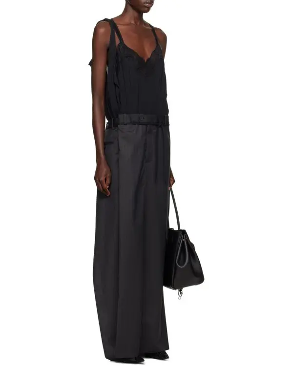 Balenciaga Patched Slip Dress