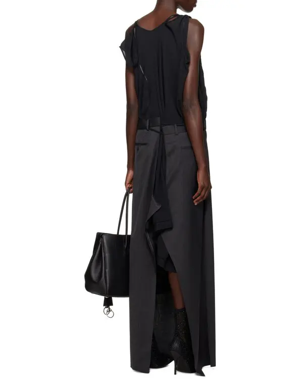 Balenciaga Patched Slip Dress