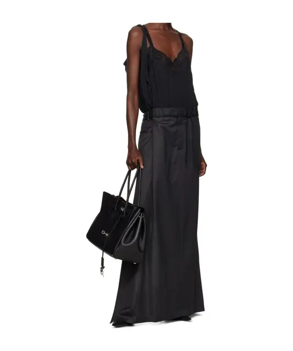 Balenciaga Patched Slip Dress
