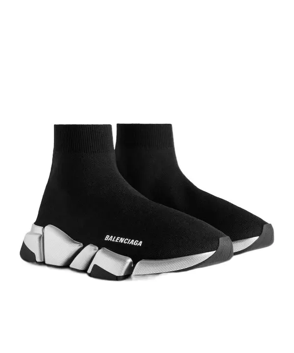 Balenciaga Speed 2.0 Sneakers - Black/silver