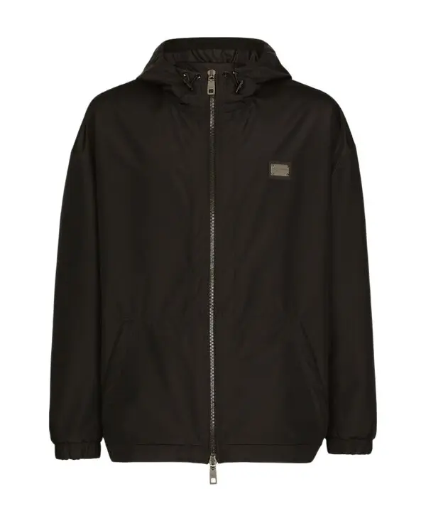 Dolce & Gabbana Logo Zip-up Hooded Jacket