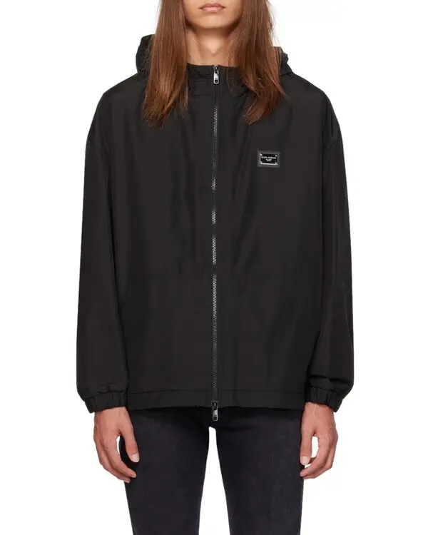 Dolce & Gabbana Logo Zip-up Hooded Jacket