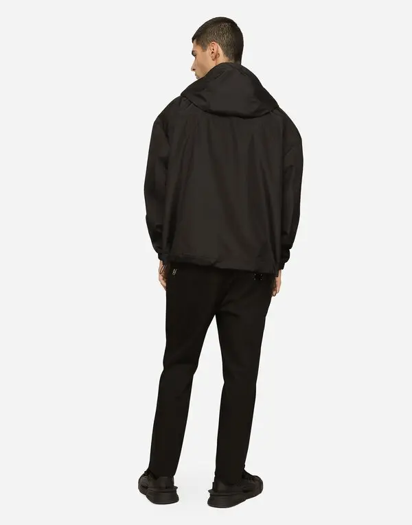 Dolce & Gabbana Logo Zip-up Hooded Jacket