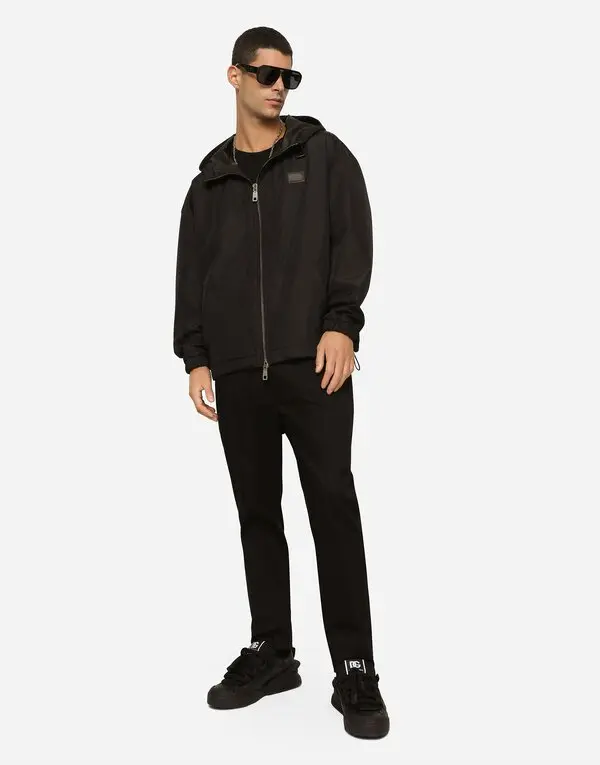 Dolce & Gabbana Logo Zip-up Hooded Jacket