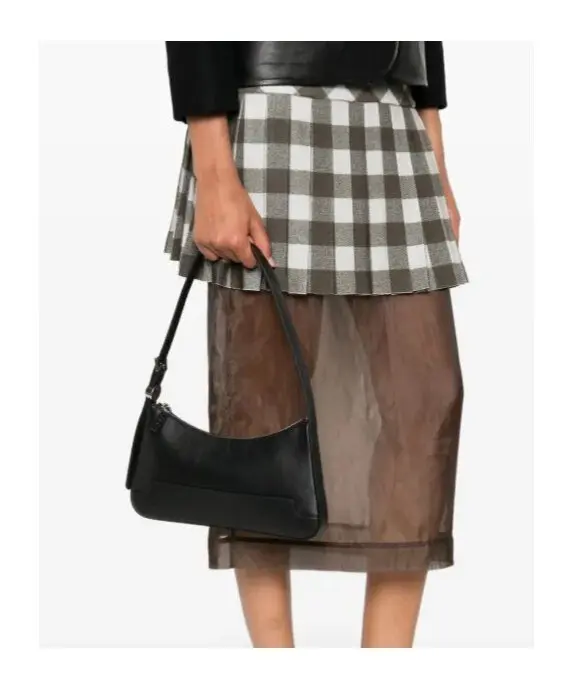 Marni Zip-up Shoulder Bag - Black