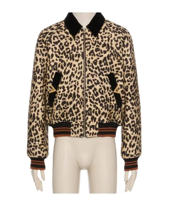 Valentino Garavani Wool Drape Bomber Jacket With Vgold Pockets - Nude