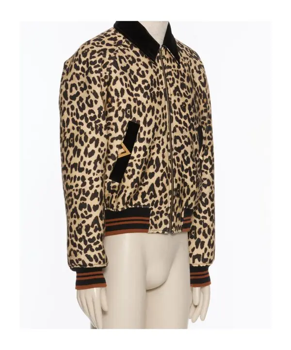 Valentino Garavani Wool Drape Bomber Jacket With Vgold Pockets - Nude