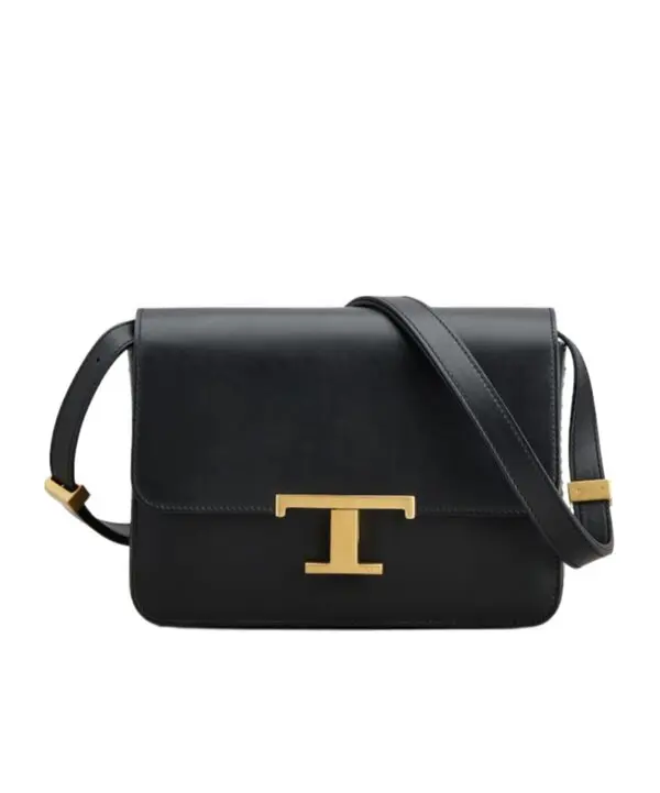 TOD'S Timeless Logo Plaque Crossbody Bag