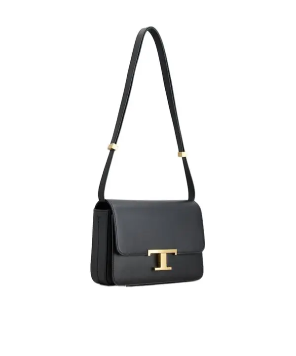 TOD'S Timeless Logo Plaque Crossbody Bag