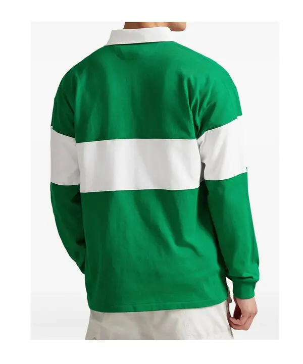 Ralph Lauren Polo Logo Stripe Rugby Polo Shirt