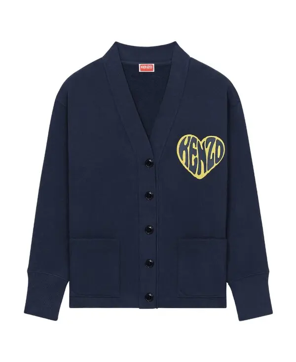 Kenzo Heart Cardigan Sweatshirt