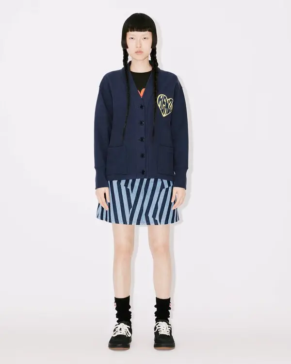 Kenzo Heart Cardigan Sweatshirt