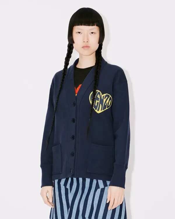 Kenzo Heart Cardigan Sweatshirt