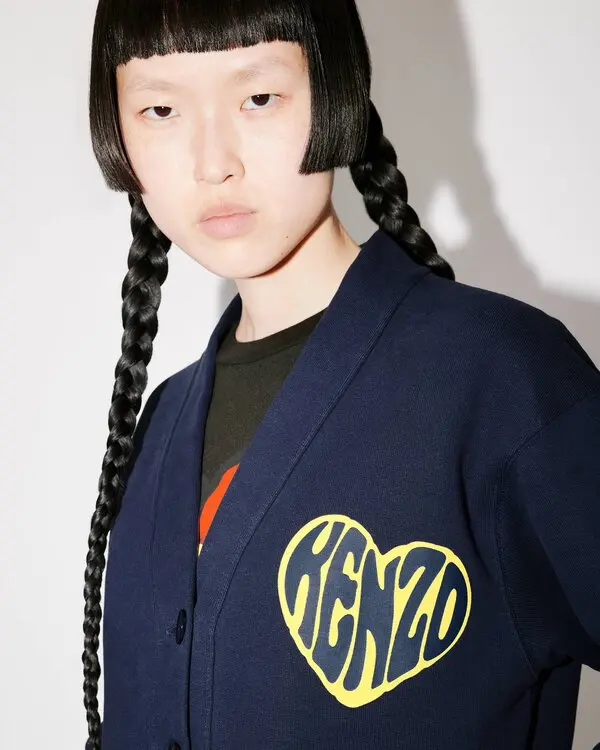 Kenzo Heart Cardigan Sweatshirt