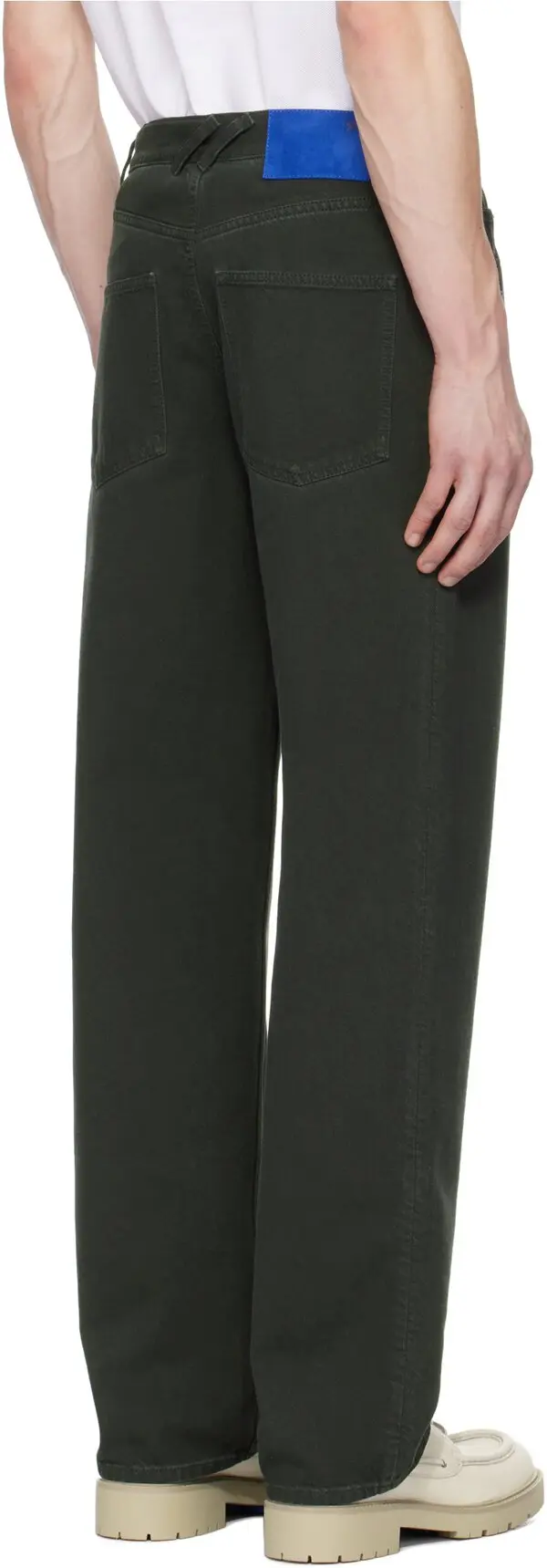 Burberry Logo Patch Straight-leg Jeans