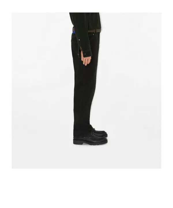 Burberry Logo Patch Straight-leg Jeans