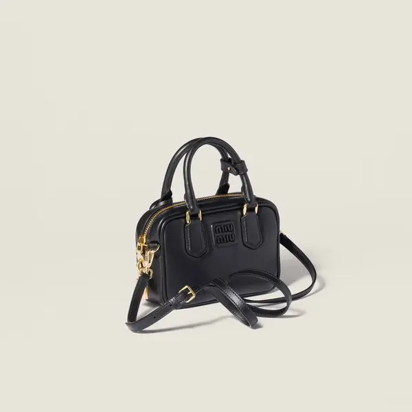 Miu Miu Arcadie Top Handle Bag - Black