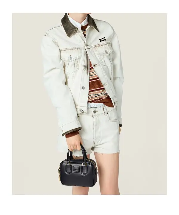 Miu Miu Arcadie Top Handle Bag - Black