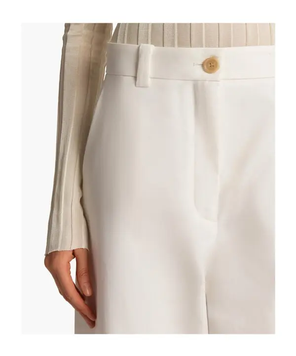 Khaite Gari Tailored Trousers - Chalk