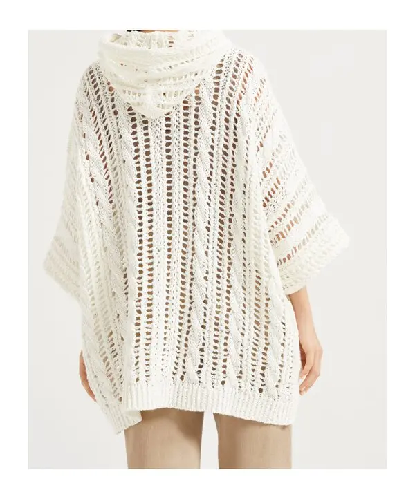 Brunello Cucinelli Zip-up Hooded Knitted Cardigan