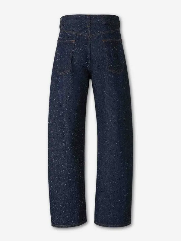 Jacquemus The Mirada De-nîmes Denim Jeans - Dark Blue