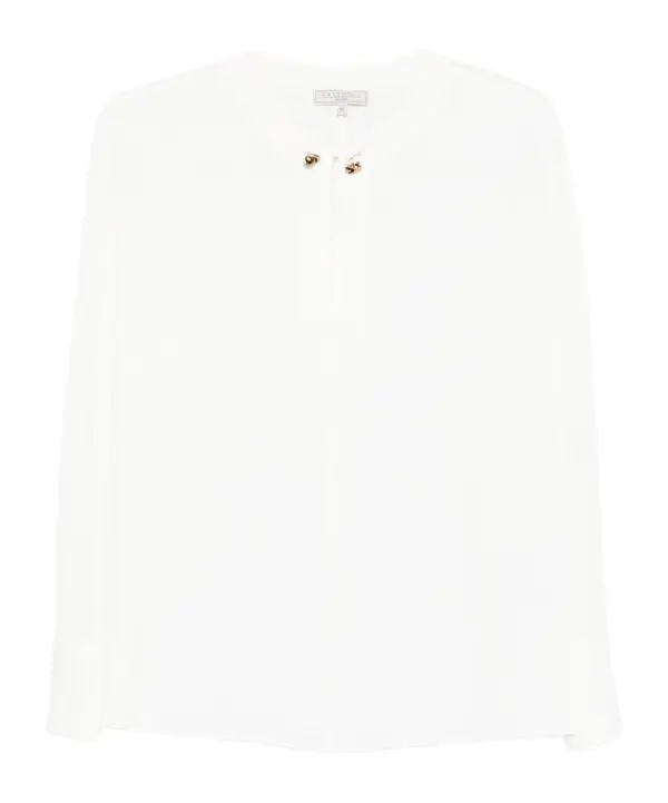 Antonelli Firenze Pleated Back Shirt - White