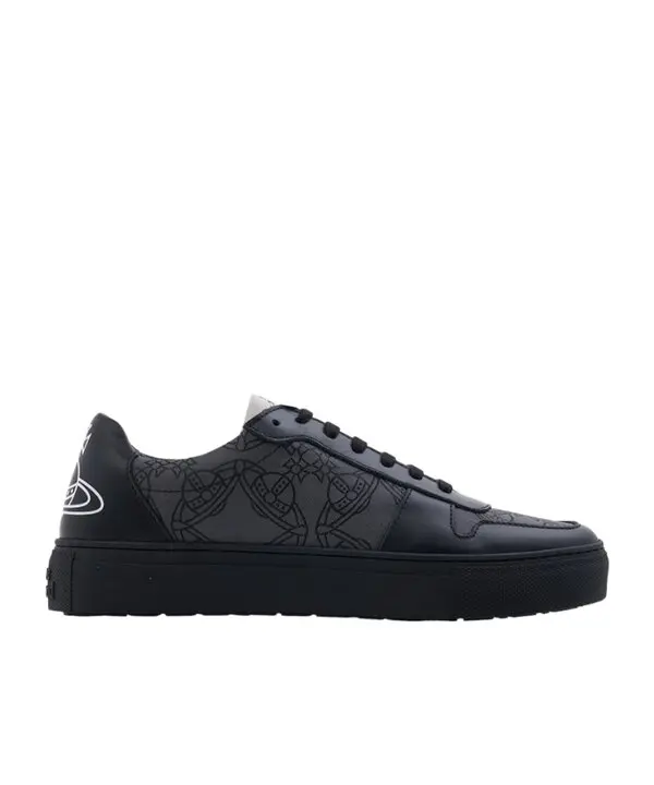 VIVIENNE WESTWOOD Orb-print Leather Sneakers