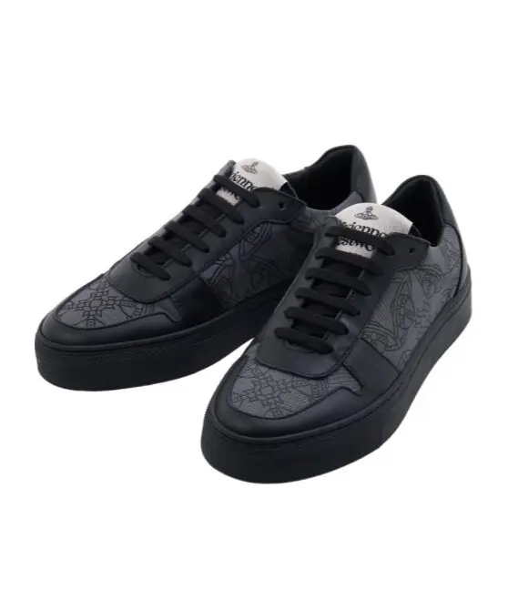 VIVIENNE WESTWOOD Orb-print Leather Sneakers