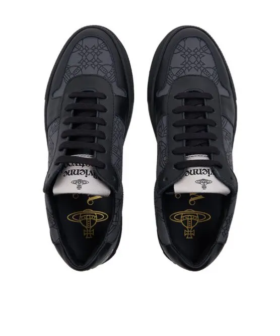 VIVIENNE WESTWOOD Orb-print Leather Sneakers