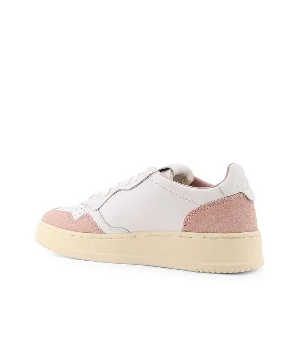 AUTRY Medalist Glitter Low-top Sneakers - Nude
