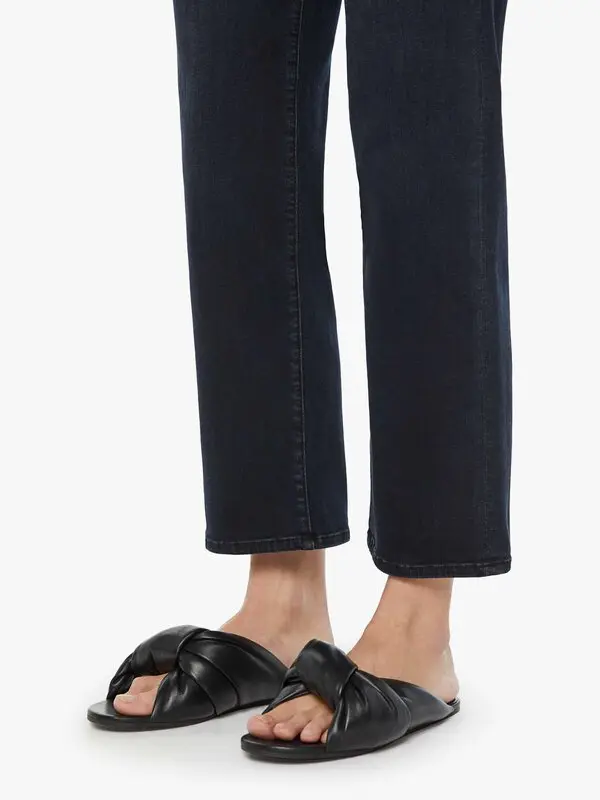 MOTHER Straight Leg Cropped Jeans