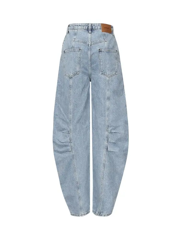 ROTATE BY BIRGER CHRISTENSEN Panelled Denim Trousers
