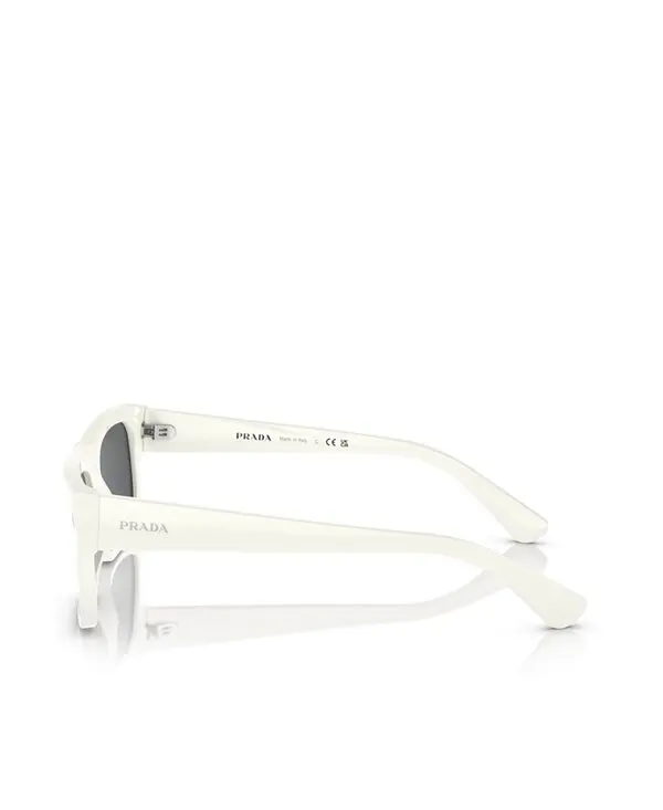 Prada Rectangle Frame Sunglasses - White