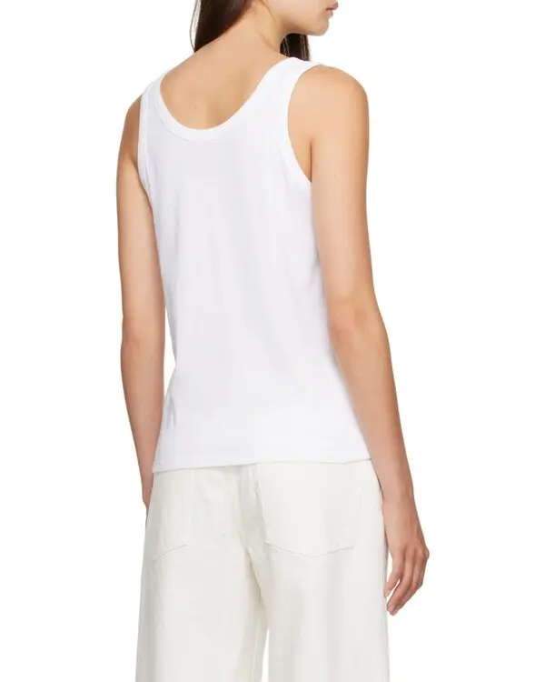 THE ROW Frankie Sleeveless Tank Top - White