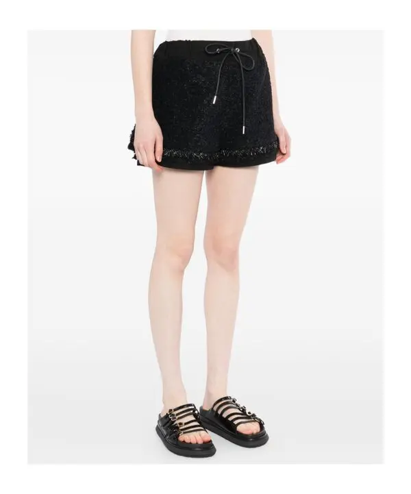 Sacai Drawstring Elastic Waist Shorts