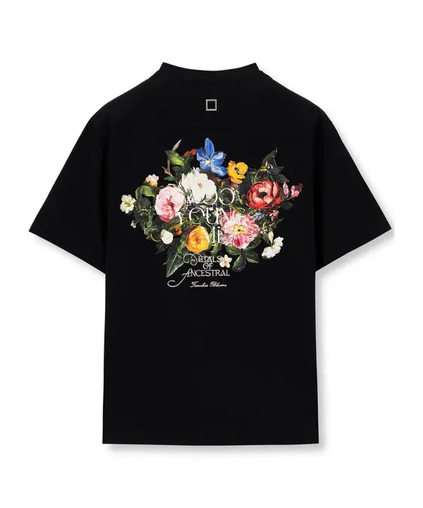 WOOYOUNGMI Logo Patch Floral T-shirt