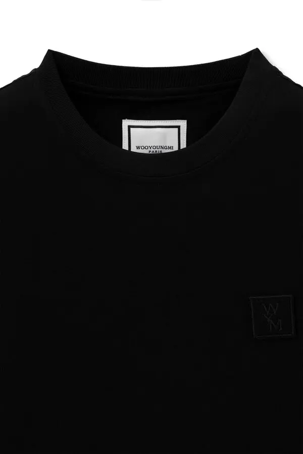 WOOYOUNGMI Logo Patch Floral T-shirt