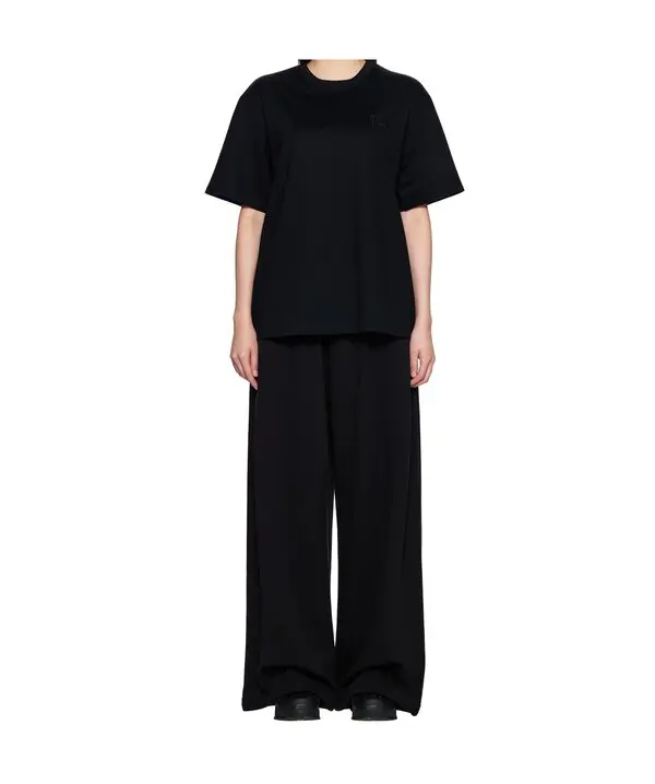 WOOYOUNGMI Logo Patch Floral T-shirt