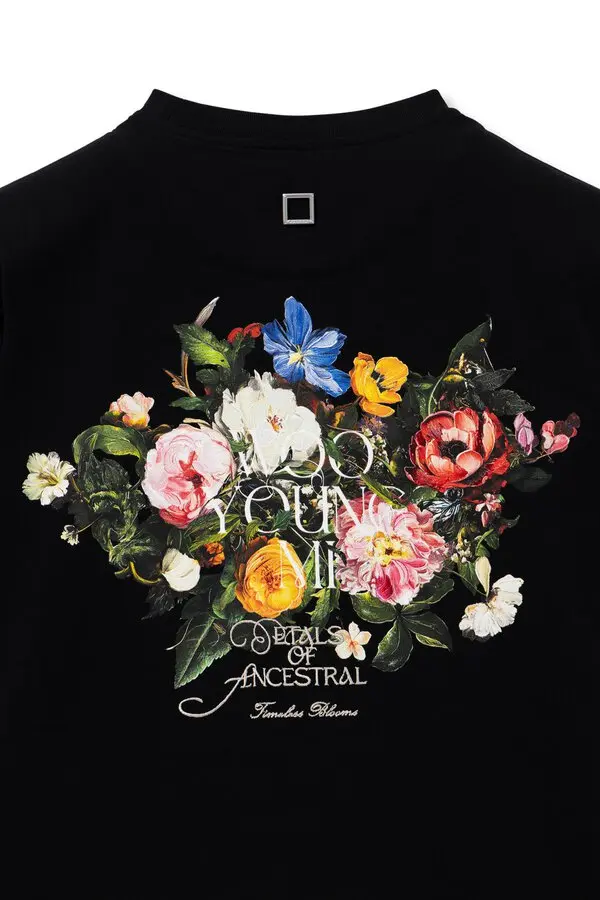 WOOYOUNGMI Logo Patch Floral T-shirt